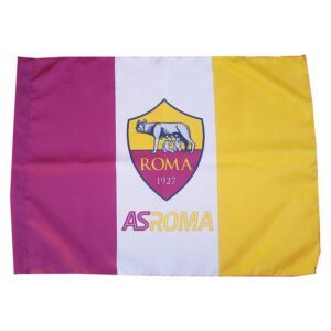 BANDIERA AS ROMA CREST TRICOLORE MADE IN ITALY :: PUNTO ROMA AE