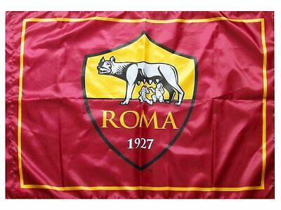 BANDIERA AS ROMA CREST ROSSA MADE IN ITALY :: PUNTO ROMA AE