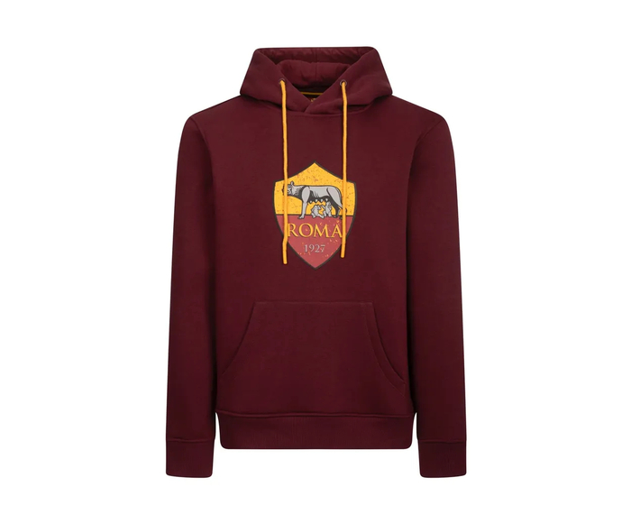 Felpa AS Roma con cappuccio e logo Crest, adulto :: PUNTO ROMA AE